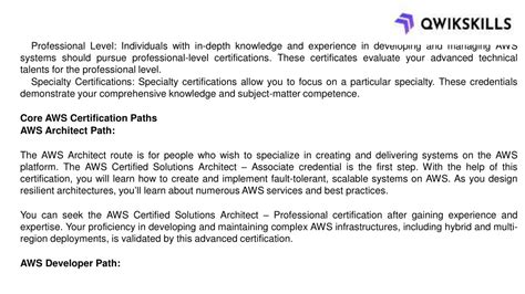 Ppt A Complete Guide To Aws Certifications Things You Should Know About Powerpoint