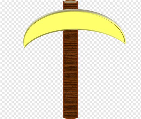 마인 크래프트 곡괭이 황금색 각도 도끼 게임 Png Pngwing