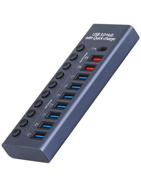 Usb 30 허브 소켓 스위치 멀티 탭 멀티 포트 도킹 스테이션 충전기 멀티 전원 공급 장치 멀티 컨택트 10 포트 집중기 Aliexpress