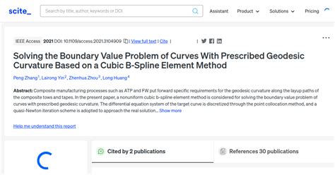 Solving The Boundary Value Problem Of Curves With Prescribed Geodesic