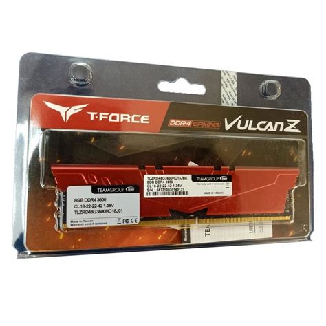 8 Gb T Force Vulcan Z Ddr4 Desktop Ram 3600mhz At ₹ 2265piece In