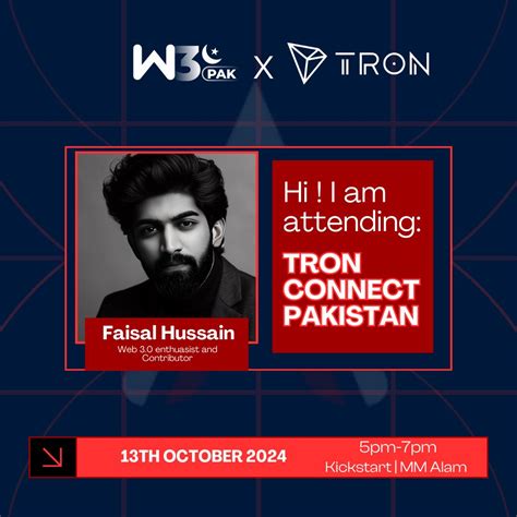 Faisal Hussain On Linkedin Web3leadership Blockchaininnovation Tronconnectpakistan