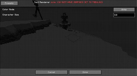 Ascii Text Renderer Minecraft Resource Pack