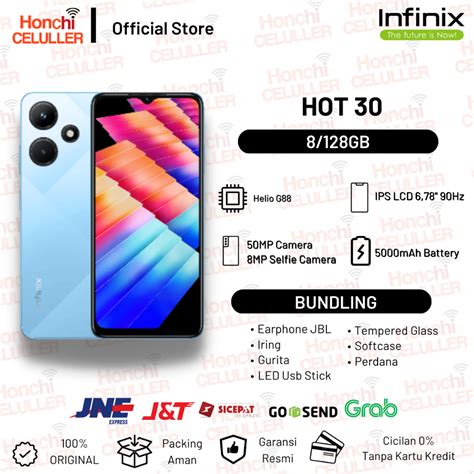 Jual Infinix Hot 30 8 128GB Garansi Resmi Infinix Indonesia Shopee Indonesia
