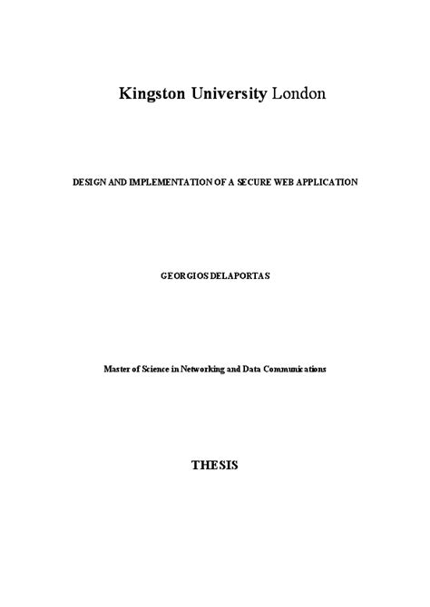 pdf design and implementation of a secure web application