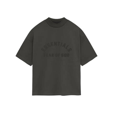 에센셜 헤비 저지 숏슬리브 티셔츠 잉크 24ss Essentials Kream
