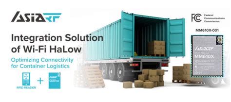 Integration Solution Of Wi Fi Halow Optimizing Connectivity For Container Logistics Asiarf Wi
