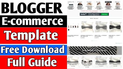 How To Download Ecommerce Blogger Template In Hindi 2018 Youtube