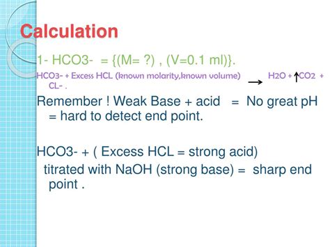 PPT Determination Of Bicarbonate In Blood PowerPoint Presentation Free Download ID