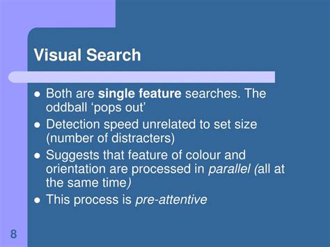 Ppt 2nd Year Practical Feature Integration Theory Fit And Visual Search Powerpoint