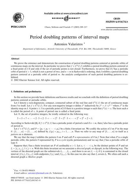 Pdf Period Doubling Patterns Of Interval Maps Dokumen Tips