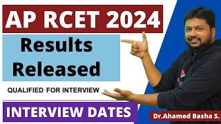 Results Released Interview Dates Ap Rcet Aprcet Aprcet Aim Academy Mp Mp Download