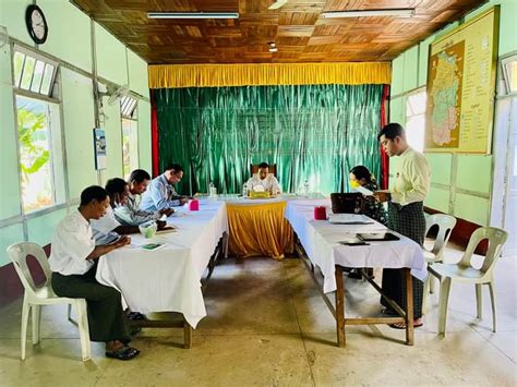 တံတားဦးမြို့နယ်၌ မြို့နယ်အဆင့် လယ်ယာမြေစီမံခန့်ခွဲမှုအဖွဲ့ လုပ်ငန်းညှိနှိုင်း အစည်းအဝေး ကျင်းပ