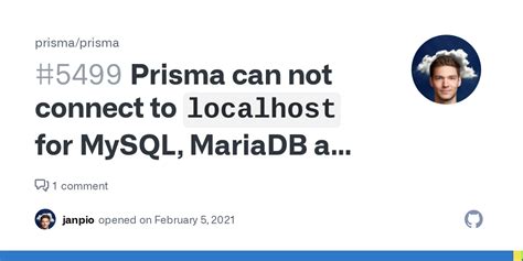 Prisma Can Not Connect To Localhost For MySQL MariaDB And SQL Server