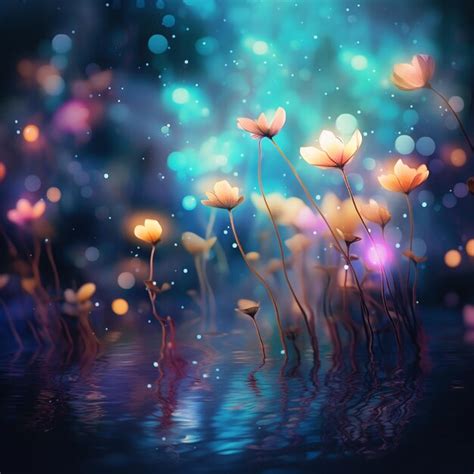 Premium Ai Image Luminescent Symphony
