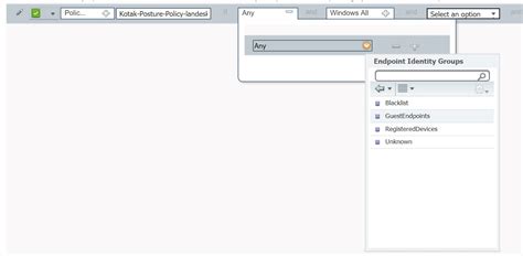 Solved Not Able To Find Self Created Endpoint Identity Group Cisco Community