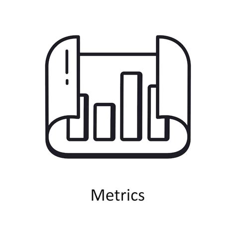 Premium Vector Metrics Outline Doodle Design Illustration Symbol On White Background Eps 10 File