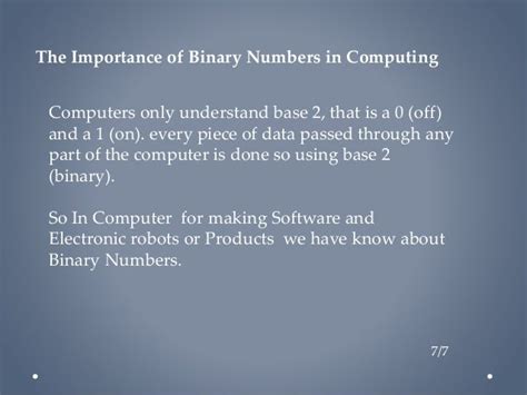 Binary Arithmetic Presentation About Binary Numbers 2015