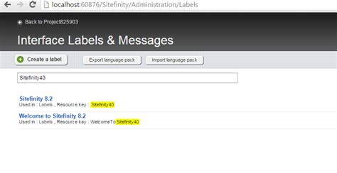 Sitefinity Label Shows Incorrect Version Number Progress Community