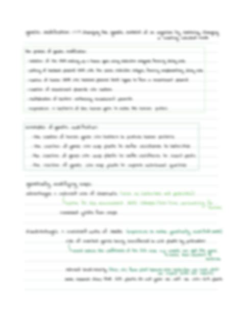 Solution Cie Igcse Biology Section 21 Biotechnology And Genetic