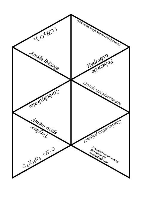 Condensation Polymerization Activity With Answer Key Tpt