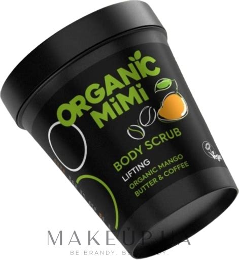 Organic Mimi Body Scrub Lifting Mango & Coffee - Скраб для тела с ...