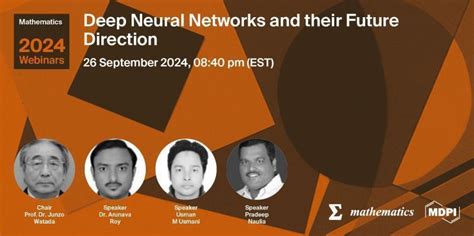 Mathematics Mdpi On Linkedin Mdpimathematics Webinar Neuralnetworks Deeplearning