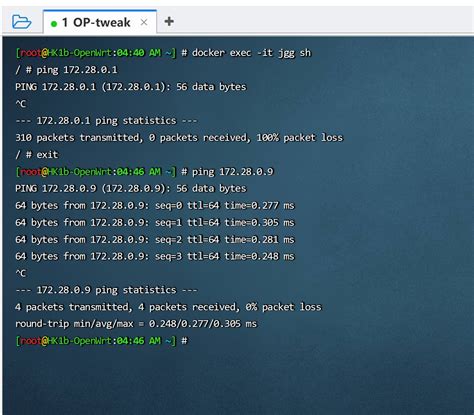 Docker subnet 无法访问op主机的任何IP 测试最新 固件 Issue kiddin Kwrt GitHub