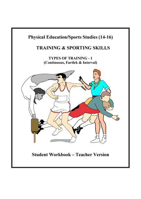 Pe404st Types Of Training 1 Continuous Fartlek And Interval Ws Teaching Resources