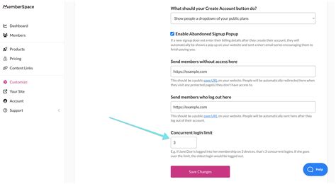 How To Limit Concurrent Logins Memberspace Help Docs