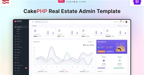 Lahomes Cakephp Real Estate Admin Template Admin Templates Ft Free And Php Envato