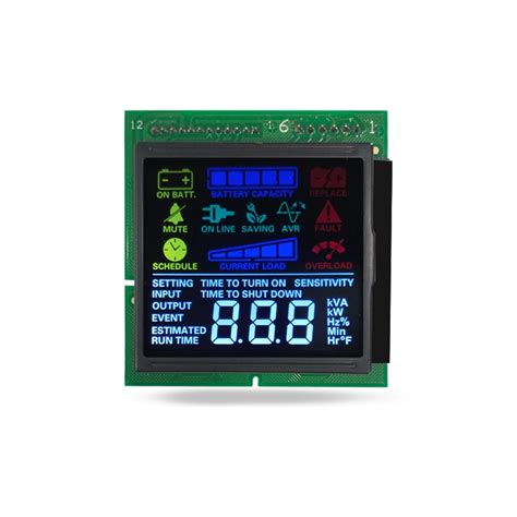 Custom Va Pcb Backlight Module Screen Spi Interface 7 Seven Segment Lcd Display Module And