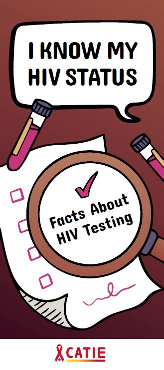 I Know My Hiv Status Facts About Hiv Testing Catie Canadas Source For Hiv And Hepatitis C
