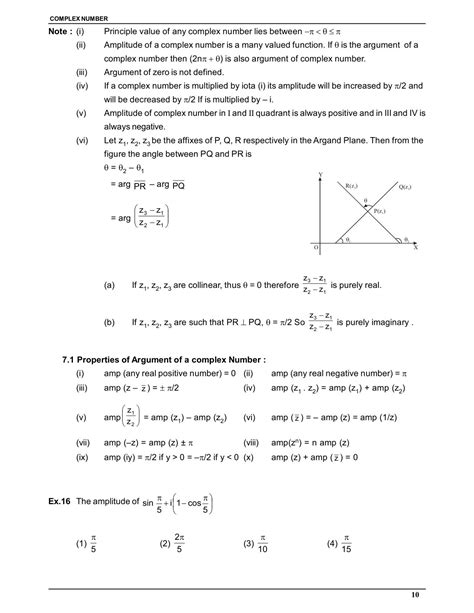 Complex Numbers Class 11 Notes For Iit Jee