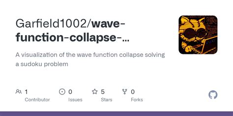 Github Garfield1002wave Function Collapse Sudoku A Visualization Of