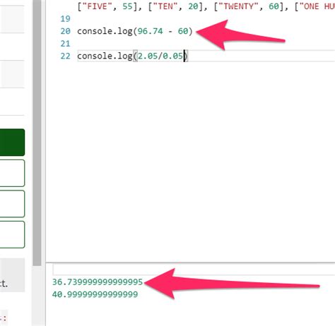 Some Math Operations Give Wrong Results Issue 36937 FreeCodeCamp