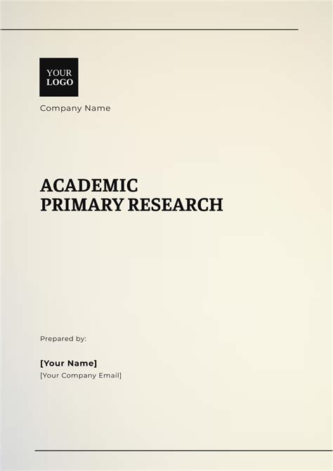 Free Academic Research Templates To Edit Online And Print