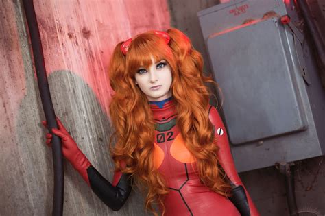 Elarte Cosplay Neon Genesis Evangelion Asuka Langley Cosplay