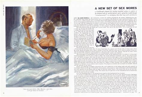 A New Set Of Sex Mores