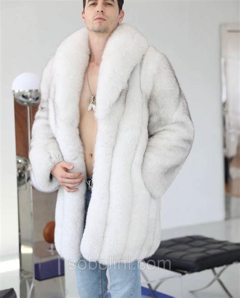 Шуба чоловіча з песця з шалевим коміром продаж ціна у Києві Чоловічі дублянки та шуби від