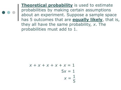 PPT Theoretical Probability PowerPoint Presentation Free Download ID 508543