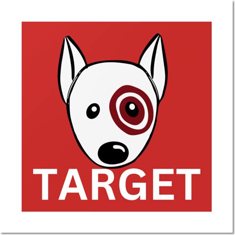 Cute Bullseye Dog Team Member Wall And Art Print In 2024 Dog Logo