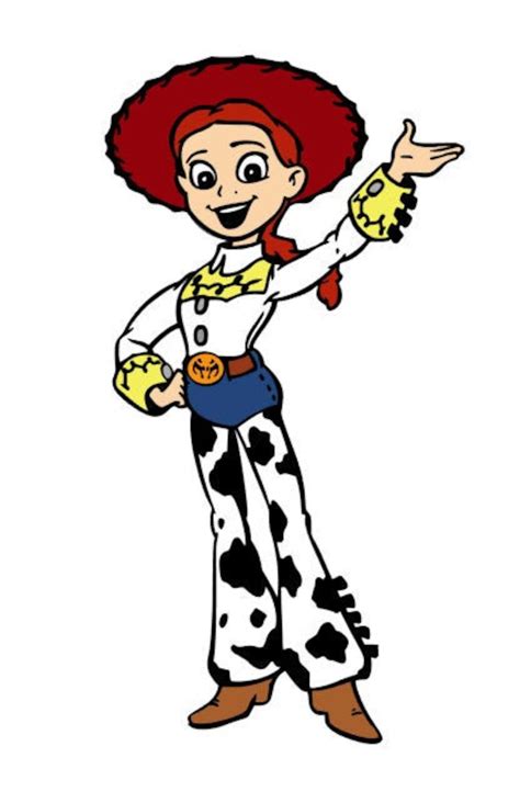 Svg Digital Download Toy Story Jessie Digital Cutting File Etsy