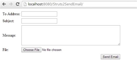Sending Email With Attachment Using Struts2 Roy Tutorials
