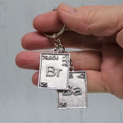 Breaking Bad Periodic Table Br Ba Elements Keyring Walter White