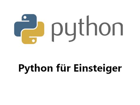 Python für Einsteiger Dig Eco Consulting