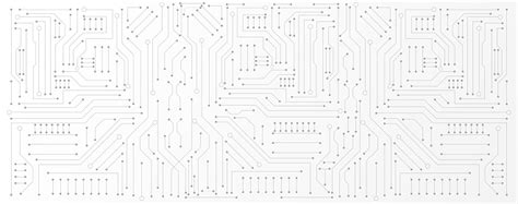엔지니어링 기술 개념 벡터 배경이 있는 백 및 화이트 회로 전자 또는 전기 라인 테크놀로지에 대한 스톡 벡터 아트 및 기타