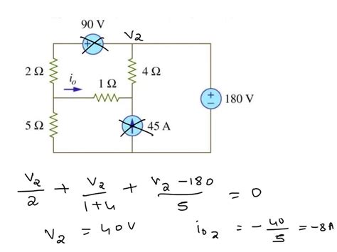 solved q2 determine io in the circuit in the figure using the