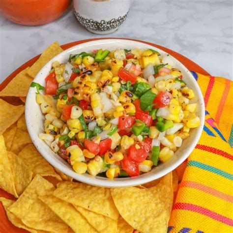 Roasted Corn Pico De Gallo