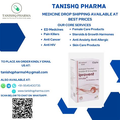 Ipravent Inhaler Ipratropium Pressurised Inhalation 250 Mcg At ₹ 110 Bottle In Nagpur